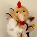 Hand Puppet Chicken for Children's Home Puppet Theater. - Etsy