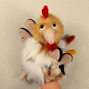 Hand Puppet Chicken for Children's Home Puppet Theater. - Etsy