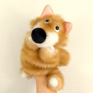 Little fox Hand Puppet for small hands. Puppet glove for | Etsy