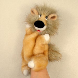 Hand Puppet Lion for Home Puppet Theater. Marionette Lion. - Etsy