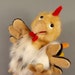 Hand Puppet Chicken for Children's Home Puppet Theater. Plush Bird ...