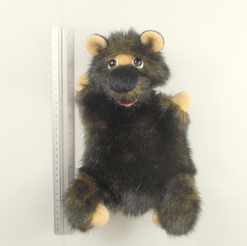 Brown bear hand puppet for children's theater. Hand puppet | Etsy