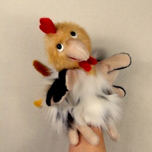 Hand Puppet Chicken for Children's Home Puppet Theater. - Etsy