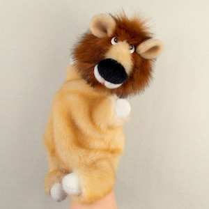 Hand Puppet Lion for Home Puppet Theater. Marionette Lion. - Etsy