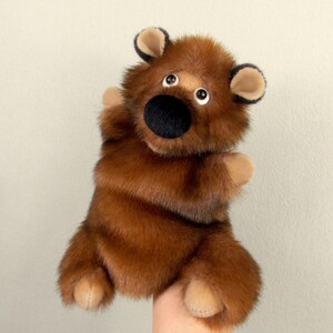 Brown Bear Hand Puppet for Children's Theater. Hand Puppet Theater ...