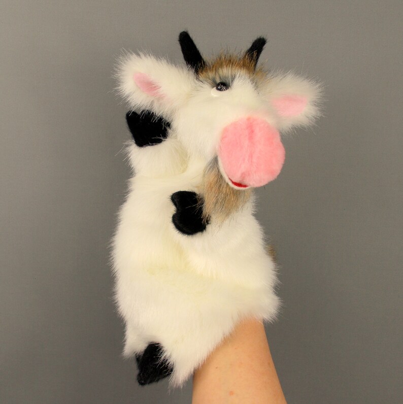 White Goat Hand Puppet for Children's Home Theater. - Etsy