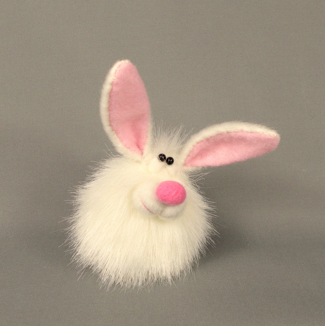 White Bunny Finger Puppet. Finger Puppet Theater. Little Soft - Etsy