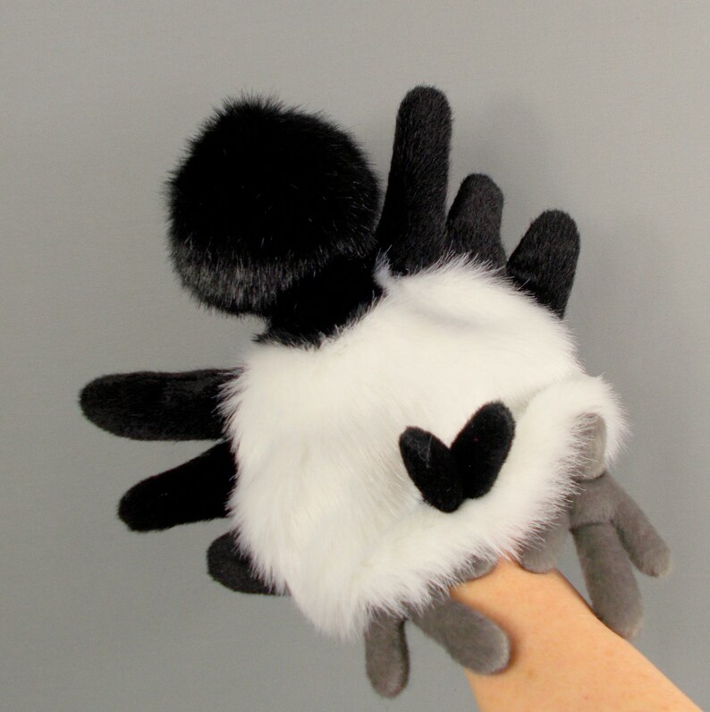 Magpie Puppet for children. Plush Hand puppet Magpie. Bibabo | Etsy