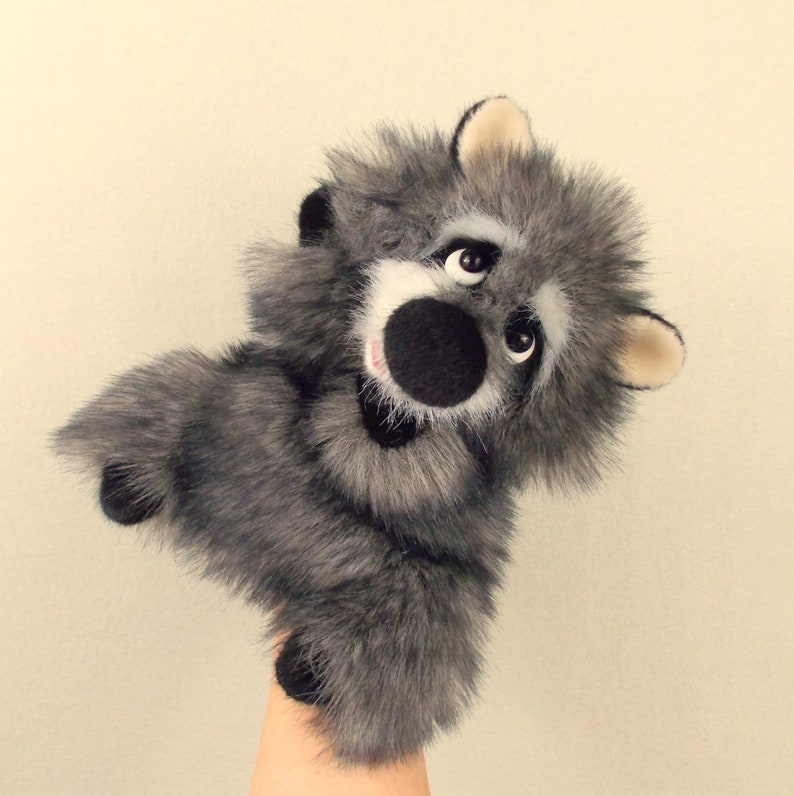 Baby Raccoon Hand Puppet for Home Children's Theater. for - Etsy