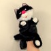 Black Cat Hand Puppet for Home Theater. Marionette Puppet. - Etsy