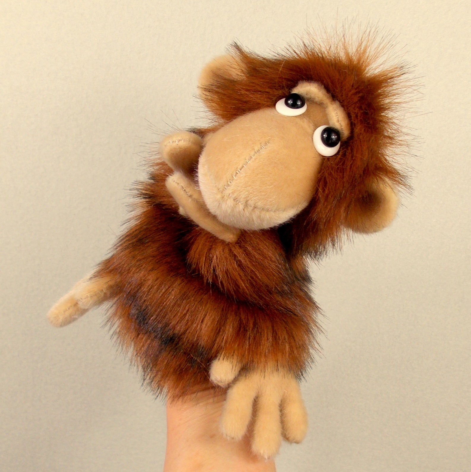 Little Red Monkey Hand Puppet for Little Hands. Children's - Etsy