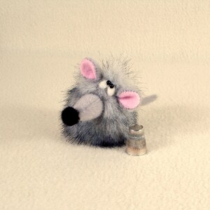 Little Gray Mouse Finger Puppet. Finger Puppet Theater for Children ...