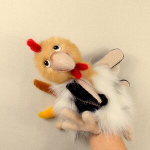 Hand Puppet Chicken for Children's Home Puppet Theater. - Etsy