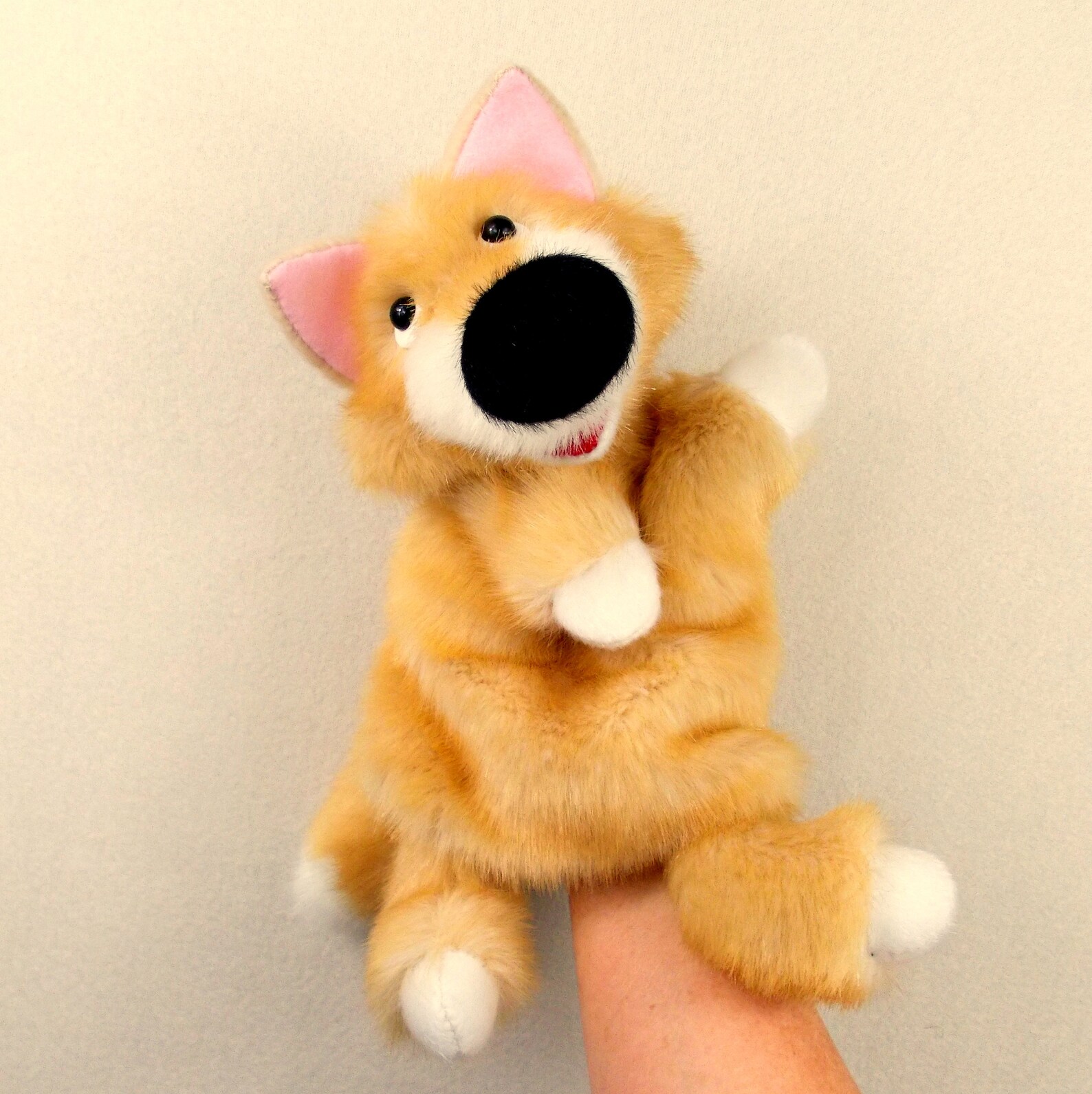 Fox Hand Puppet of Faux Fur. Marionette for Children's - Etsy