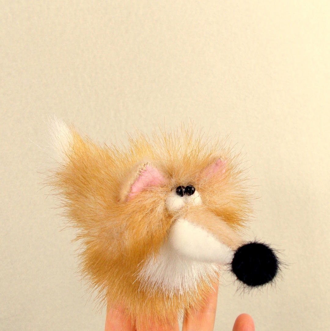Fox Little Puppet for Finger. Finger Puppet Plush Fox. Finger Theater ...