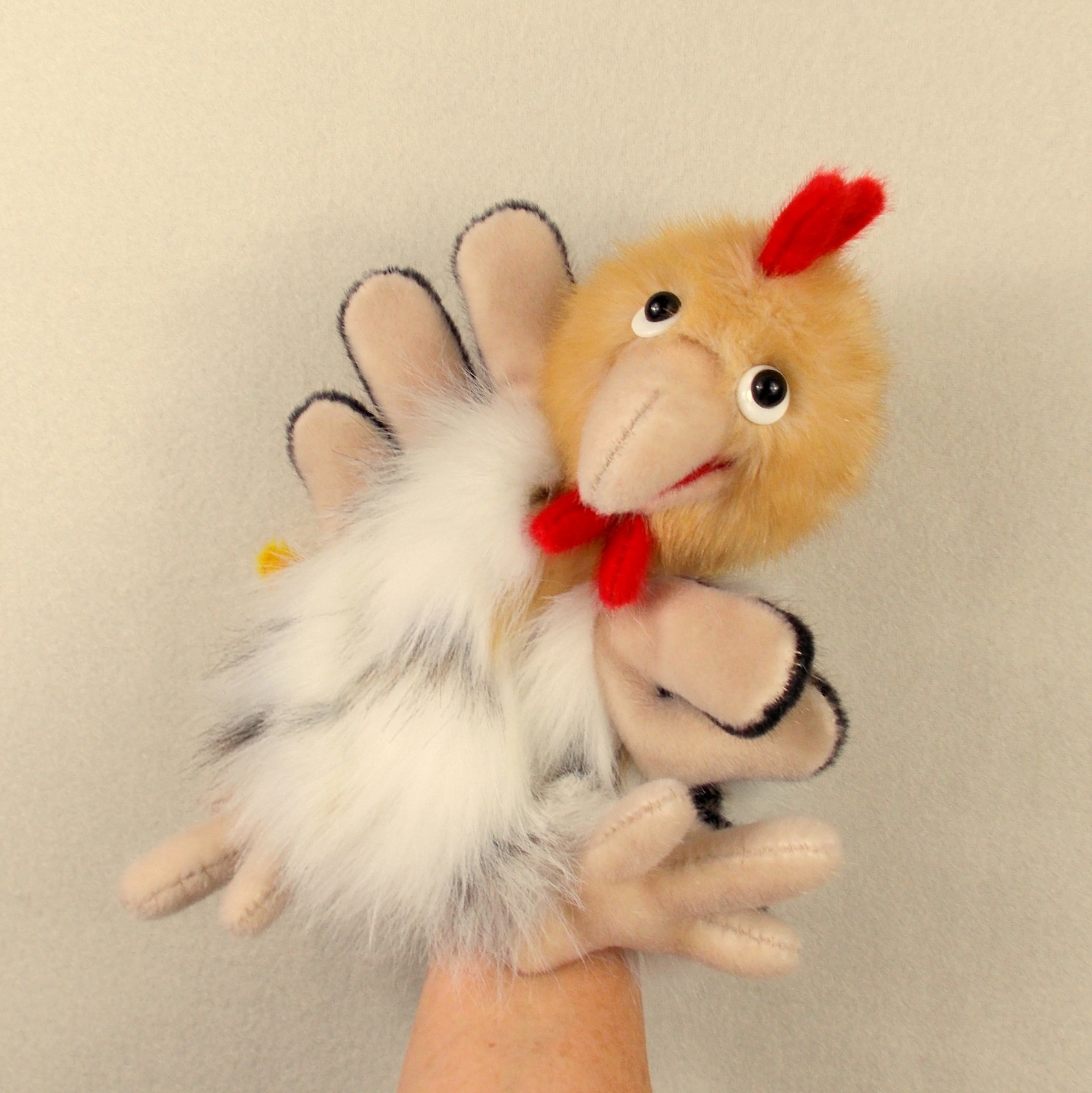 Hand Puppet Chicken for Children's Home Puppet Theater. - Etsy