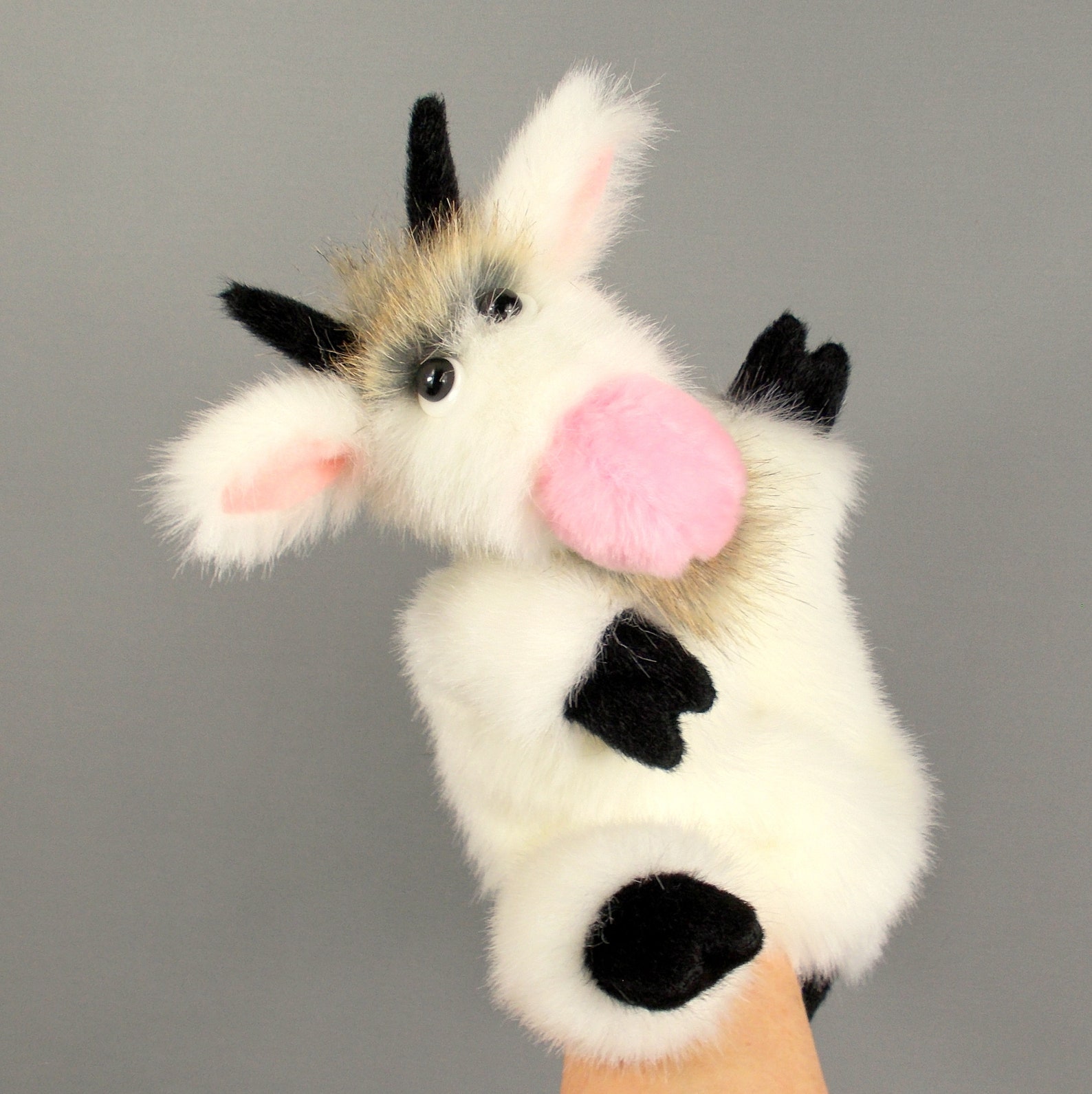 White Goat Hand Puppet for children's home theater. | Etsy