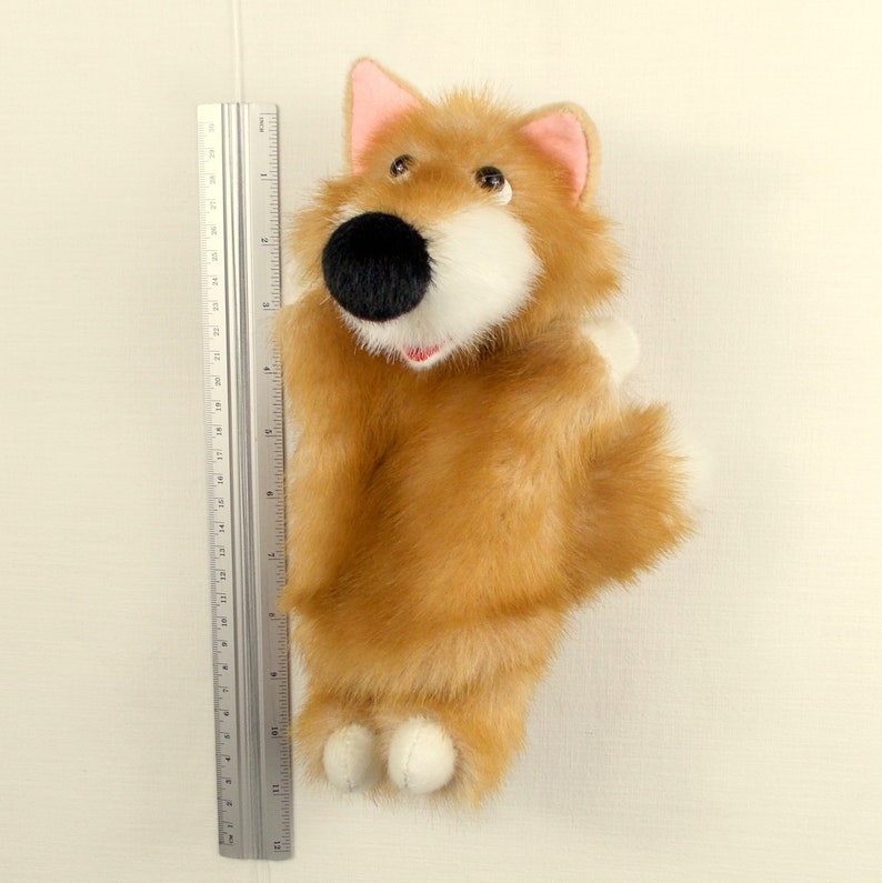 Little fox Hand Puppet for small hands. Puppet glove for | Etsy