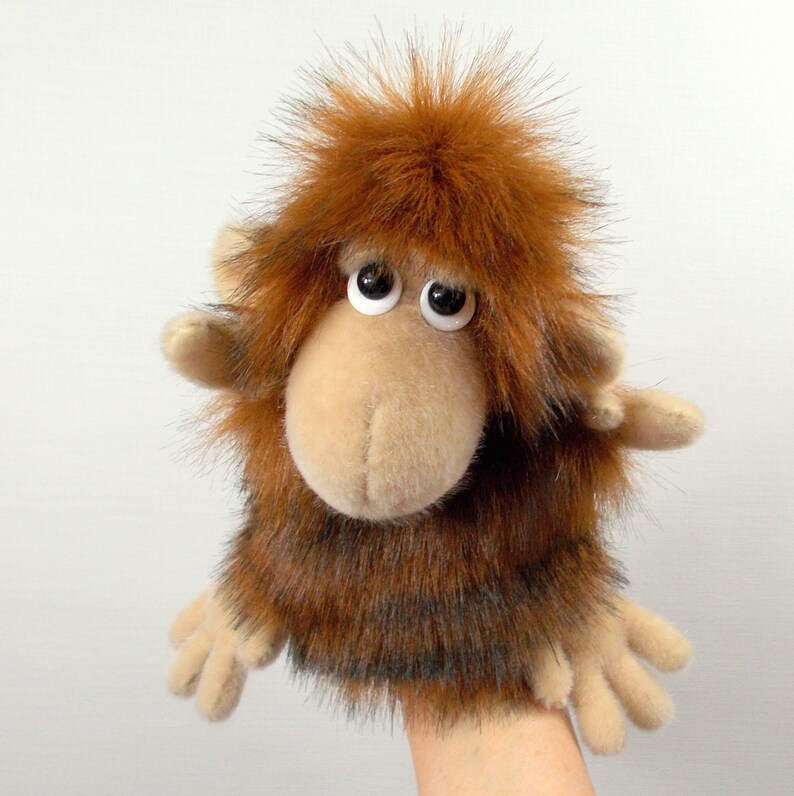 Little Red Monkey Hand Puppet for Little Hands. Children's - Etsy