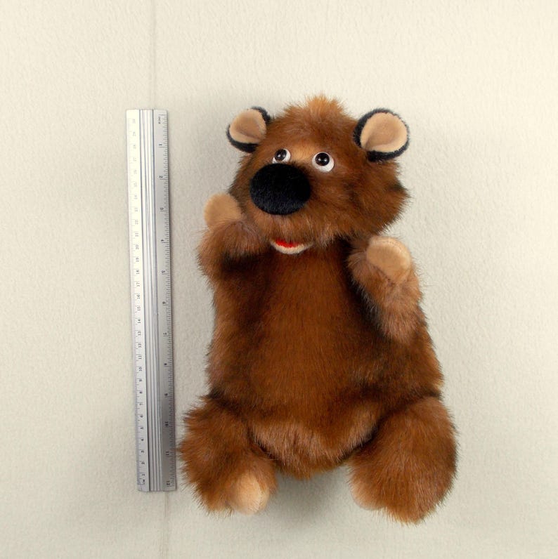 Brown Bear Hand Puppet for Children's Theater. Hand Puppet Theater ...