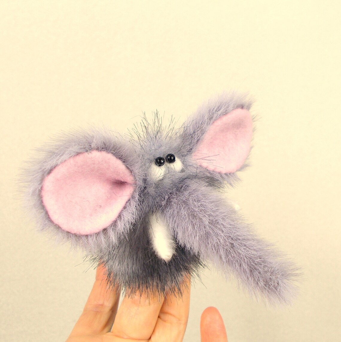 Little Elephant Finger Puppet for Puppet Show. Finger Theater. - Etsy