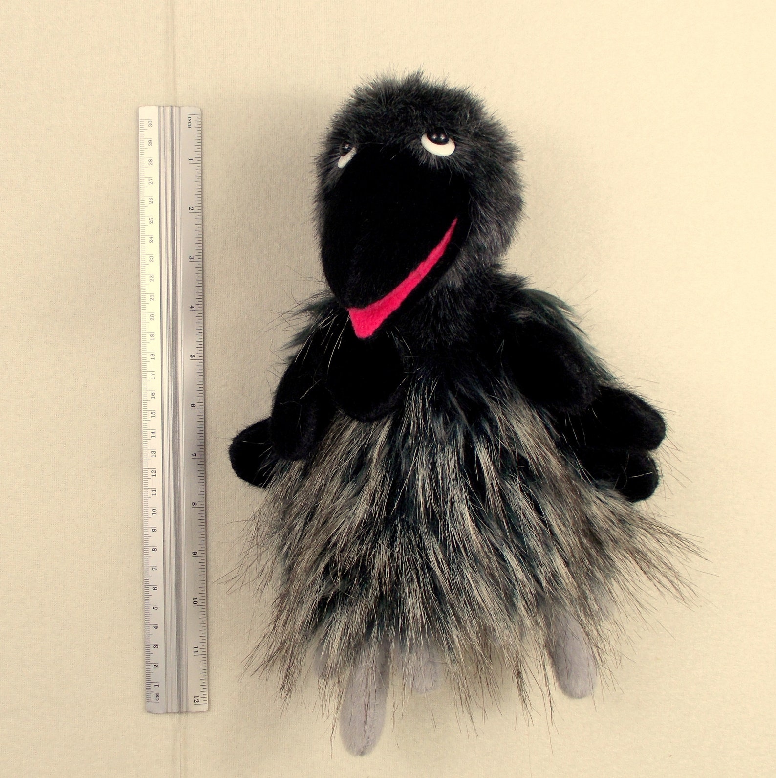 Funny Crow Hand Puppet for Children. Glove Puppet Bird. Plush - Etsy