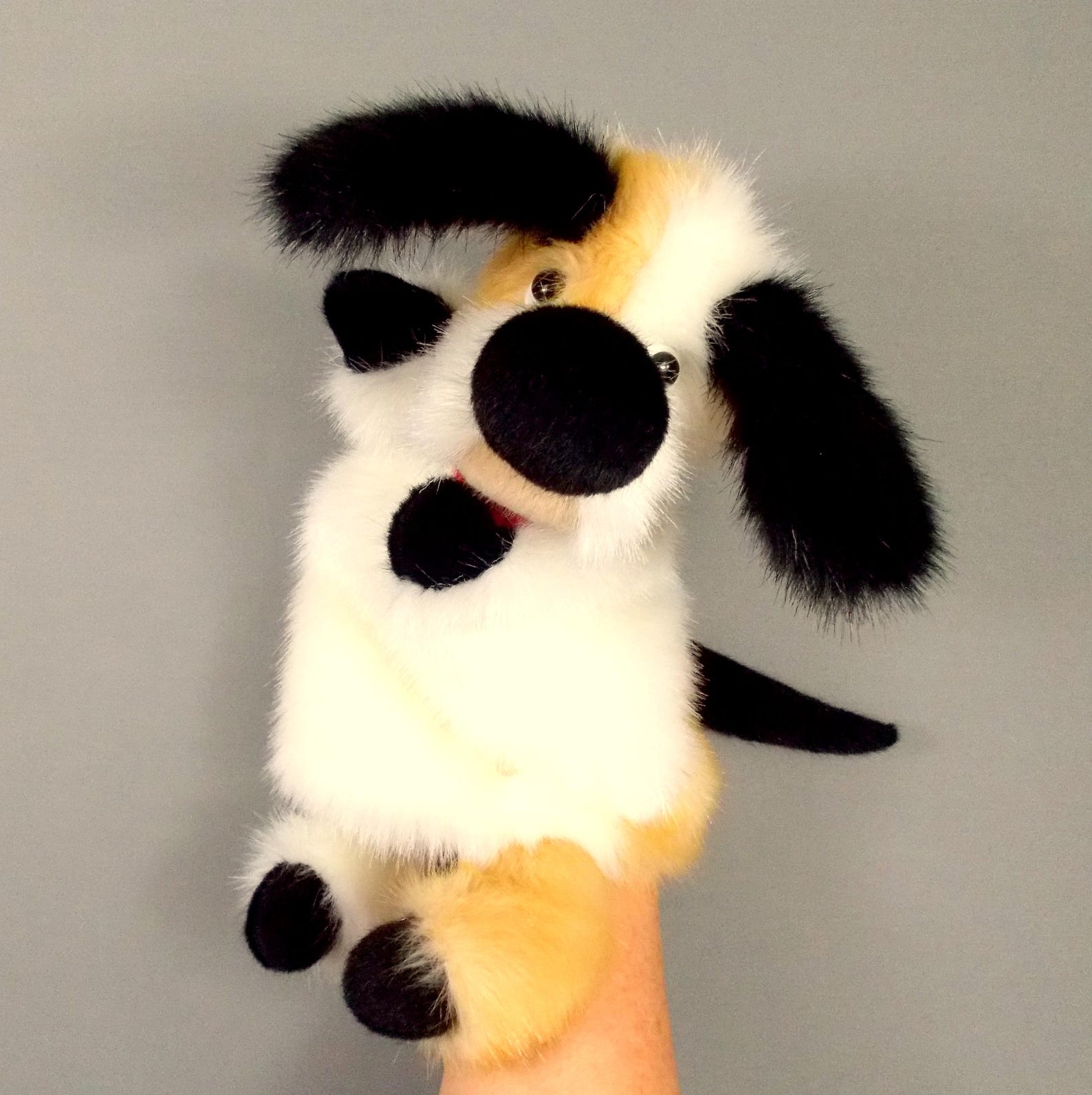 Hand Puppet Doggie for Home Children's Theater. A Developing, Mobile ...