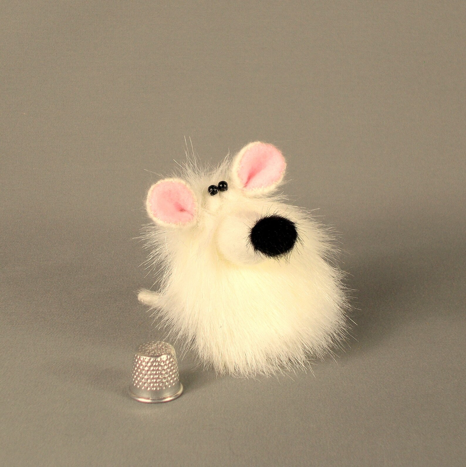 Little White Mouse Puppet for Finger Theater. Finger Puppet - Etsy
