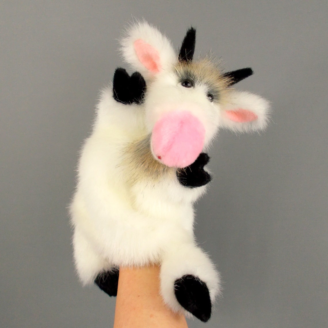 White Goat Hand Puppet for children's home theater. | Etsy