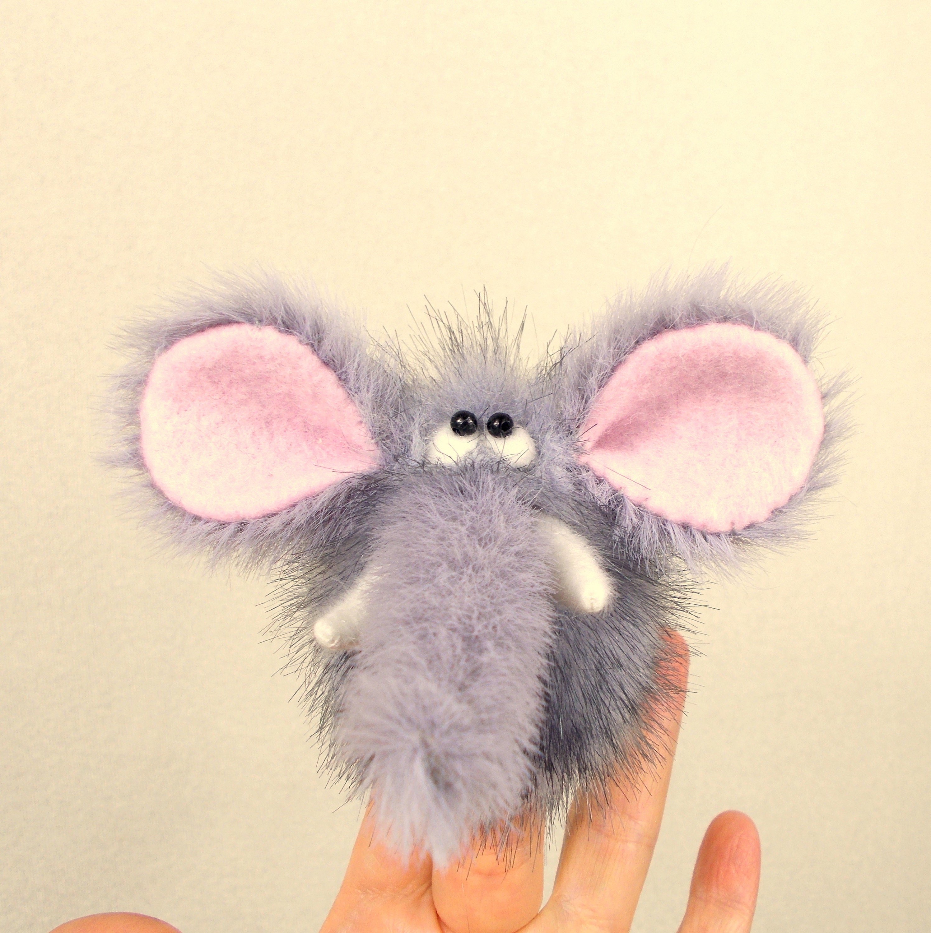 Little Elephant Finger Puppet for Puppet Show. Finger Theater. - Etsy