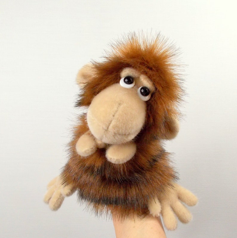 Little Red Monkey Hand Puppet for Little Hands. Children's - Etsy