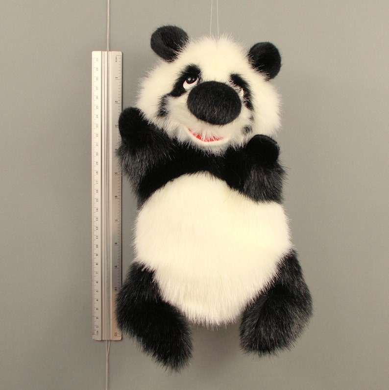 Panda Hand Puppet for Children's Theater. Animal Faux Fur - Etsy