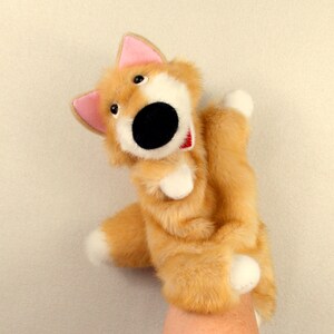 Fox Hand Puppet of Faux Fur. Marionette for Children's Home Theater ...