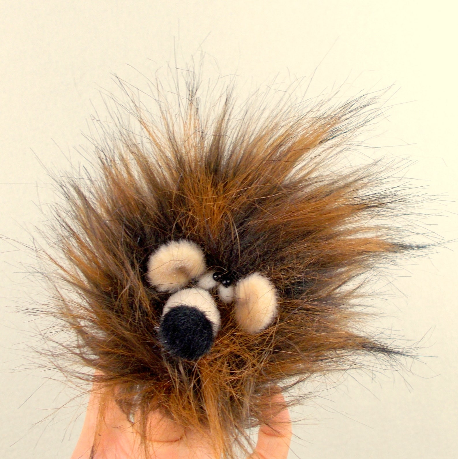 Petite Hedgehog Finger Puppet. Little Plush Hedgehog for - Etsy