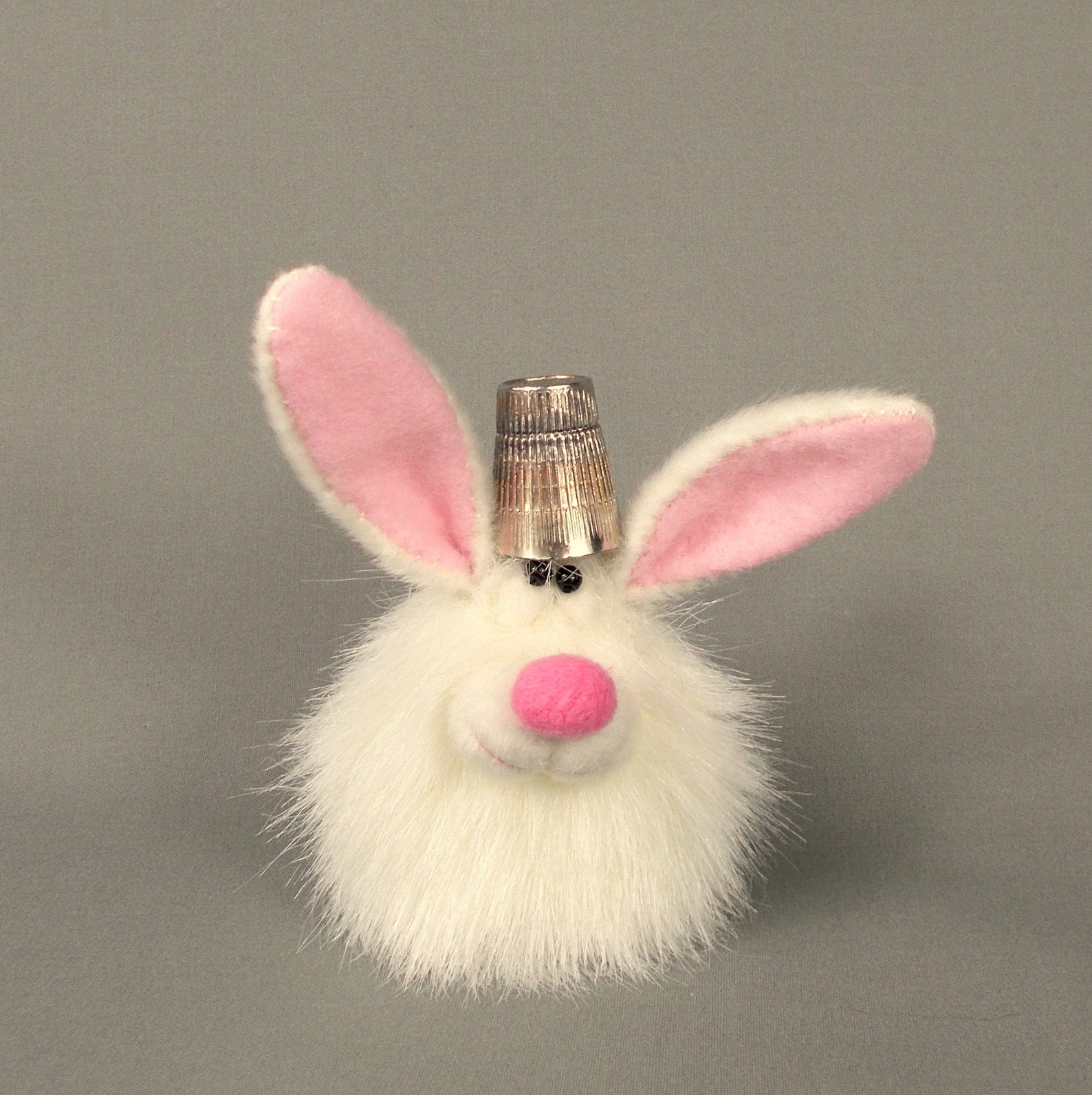 White Bunny Finger Puppet. Finger Puppet Theater. Little Soft Toy ...