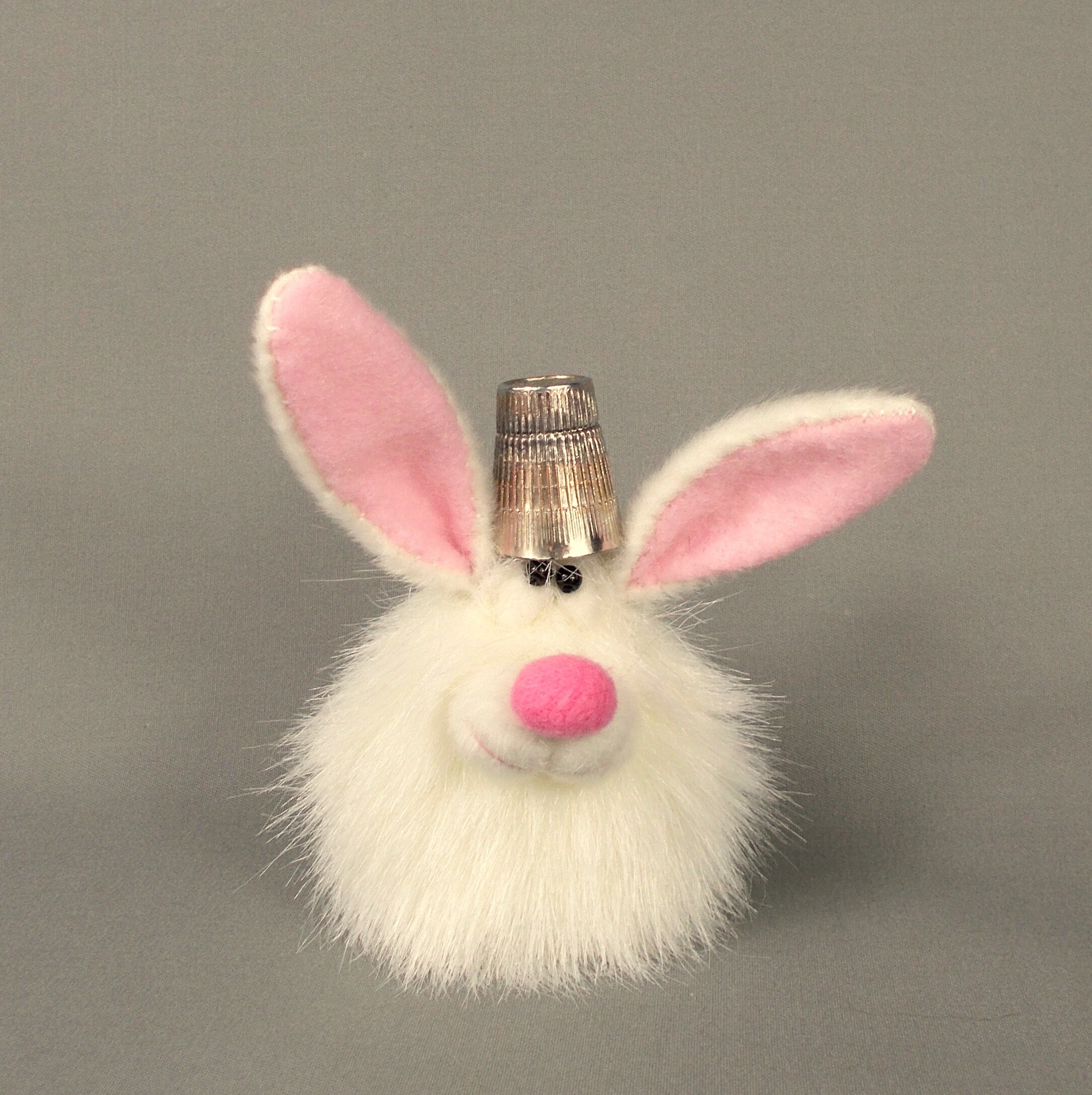 White Bunny Finger Puppet. Finger Puppet Theater. Little Soft Toy ...
