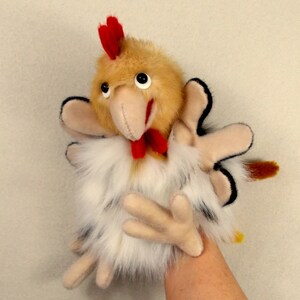 Hand Puppet Chicken for Children's Home Puppet Theater. - Etsy