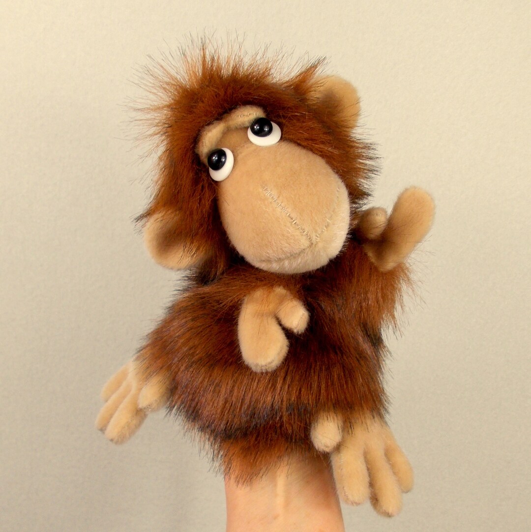 Little Red Monkey Hand Puppet for Little Hands. Children's - Etsy