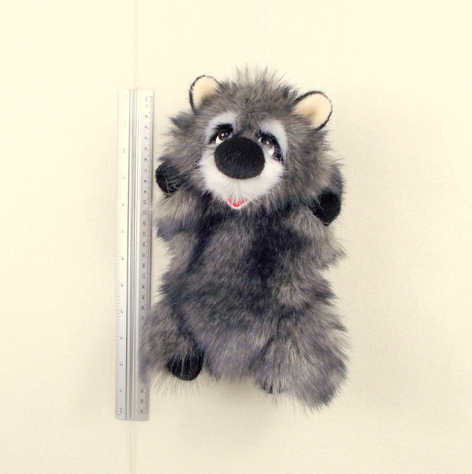 Baby Raccoon hand puppet for home children's theater. For | Etsy