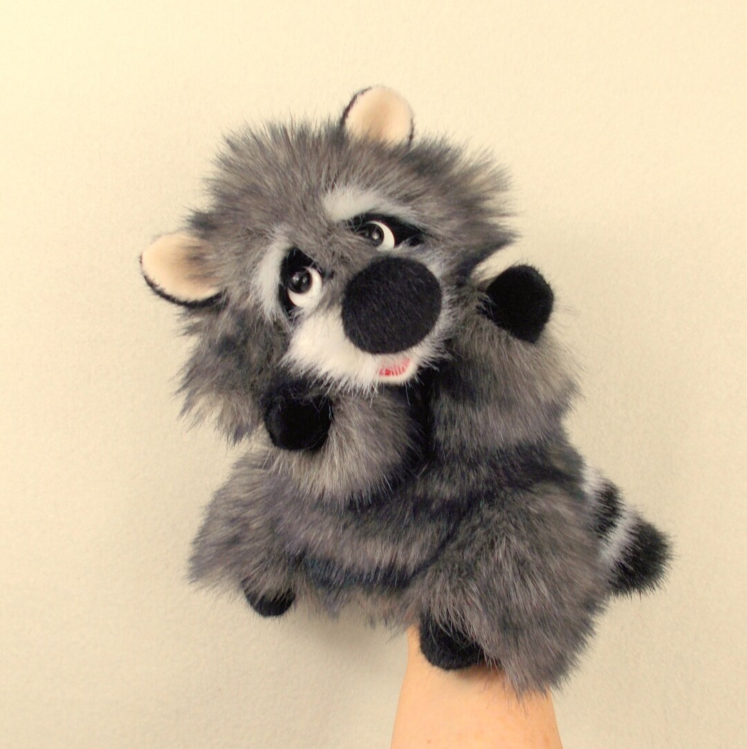 Baby Raccoon Hand Puppet for Home Children's Theater. for - Etsy