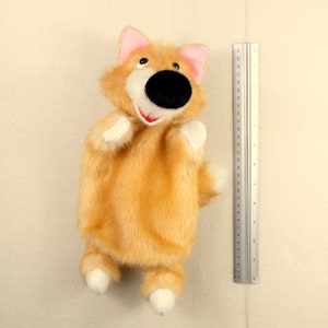 Fox Hand Puppet of Faux Fur. Marionette for Children's - Etsy