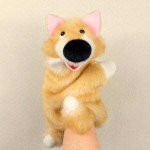 Fox Hand Puppet of Faux Fur. Marionette for Children's | Etsy