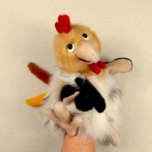 Hand Puppet Chicken for Children's Home Puppet Theater. - Etsy
