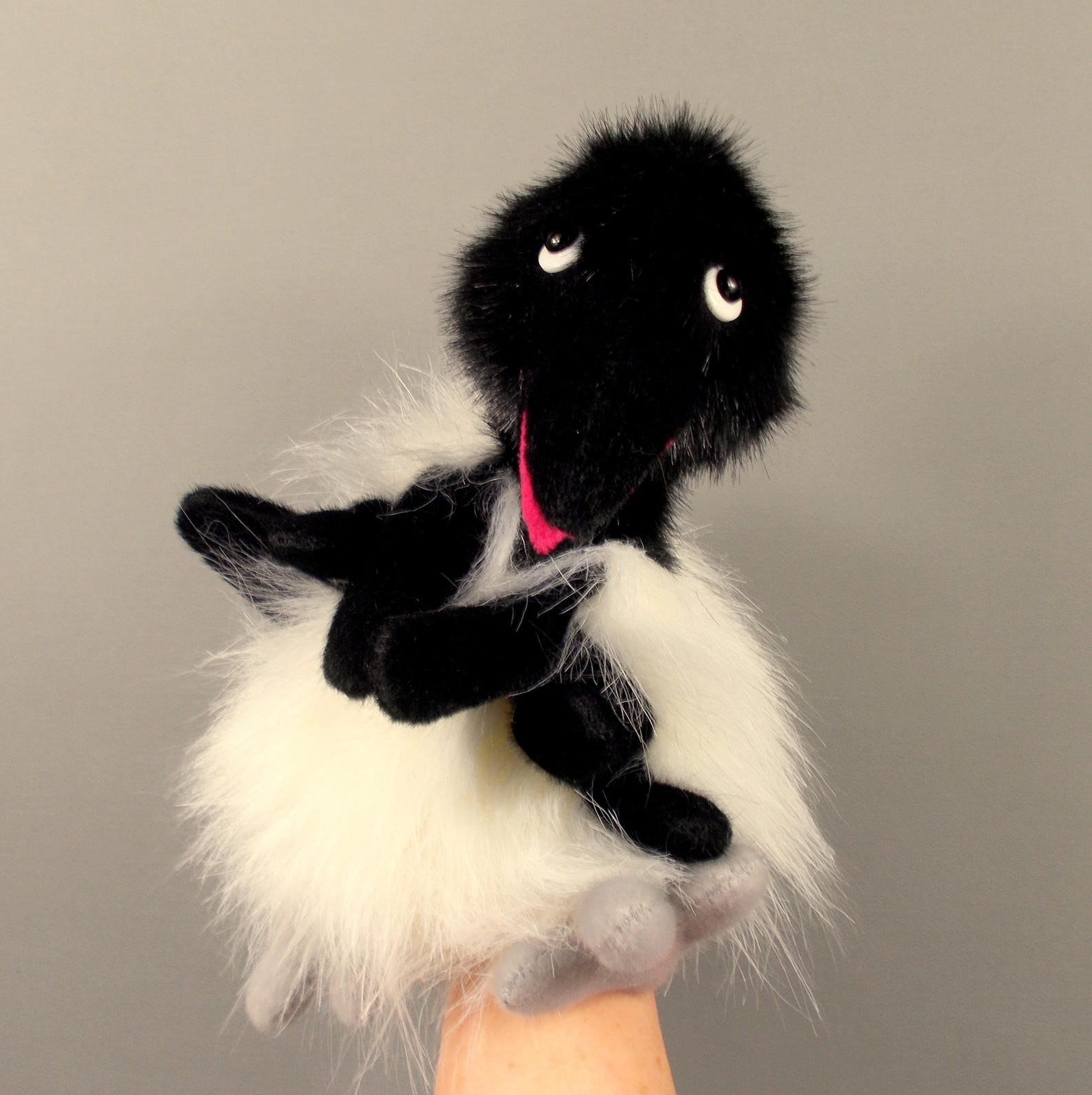 Magpie Puppet for Children. Plush Hand Puppet Magpie. Bibabo Toy. Glove ...