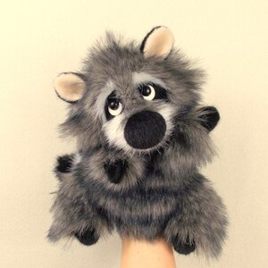 Baby Raccoon Hand Puppet for Home Children's Theater. for - Etsy