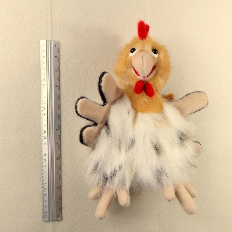 Hand Puppet Chicken for Children's Home Puppet Theater. - Etsy
