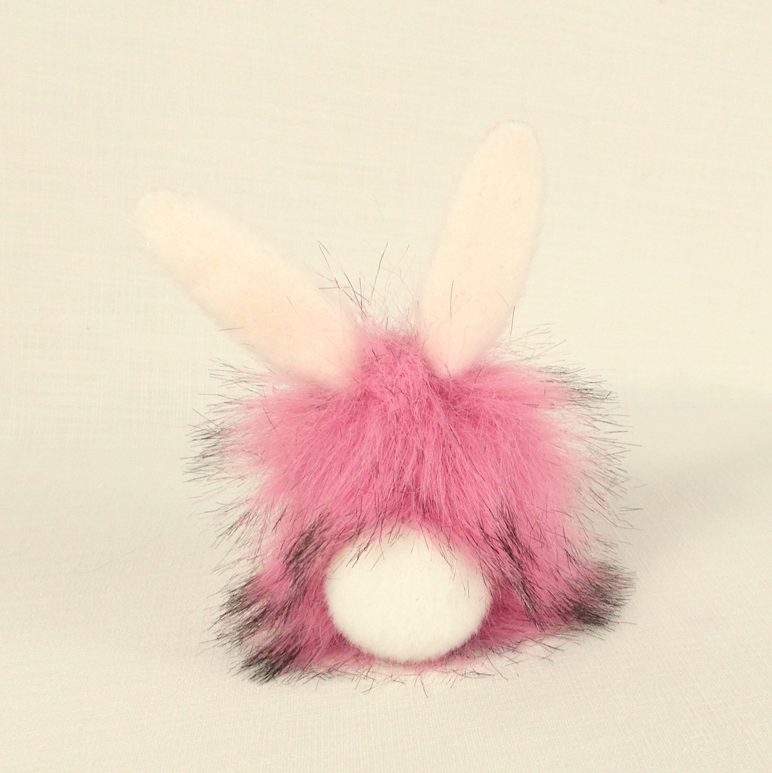 Plush Pink Rabbit Finger Puppet. Little Puppet Bunny for | Etsy