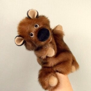 Brown Bear Hand Puppet for Children's Theater. Hand Puppet Theater ...