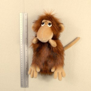 Little Red Monkey Hand Puppet for Little Hands. Children's Puppet ...