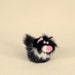 White Black Cat Hand Puppet for Home Theater. Puppet Glove Funny Cat ...
